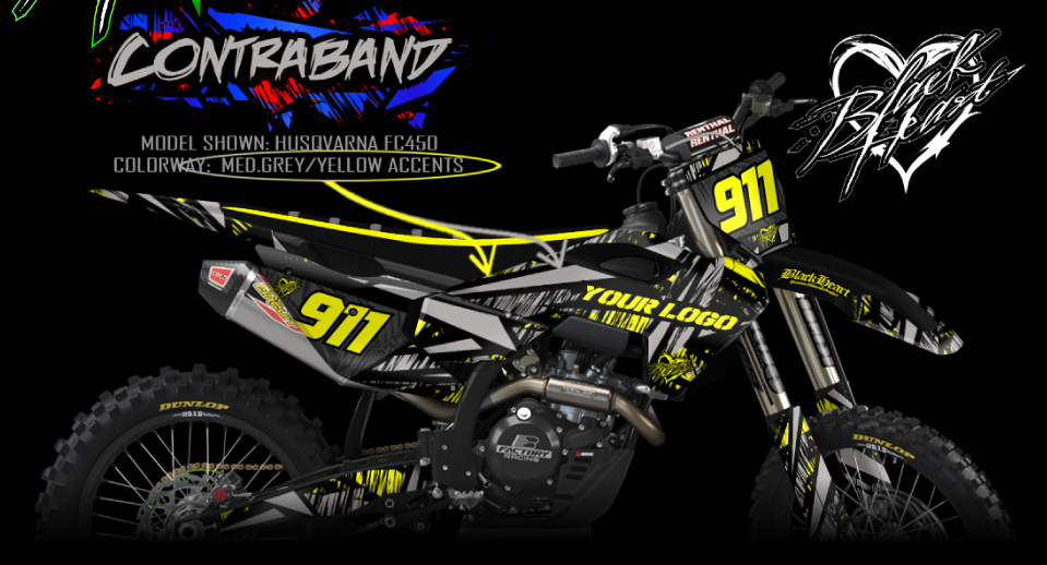 Black Heart MX - The World's Best Motocross Graphics Kits